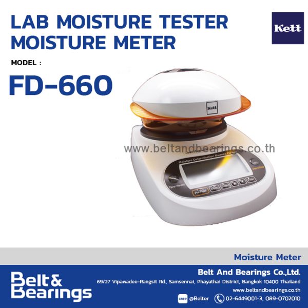 KETT FD-660 LAB MOISTURE TESTER MOISTURE METER - บริษัท เบ็ลท แอนด์ แบ ...